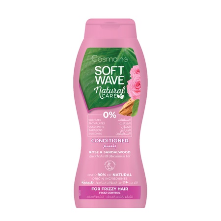 Балсам за къдрава коса, Cosmaline, Soft Wave Natural Care, 400 мл - eMAG.bg