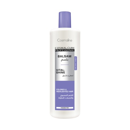 Balsam Profesional Cosmaline Vital Shine, 500 ml, pentru par vopsit ...