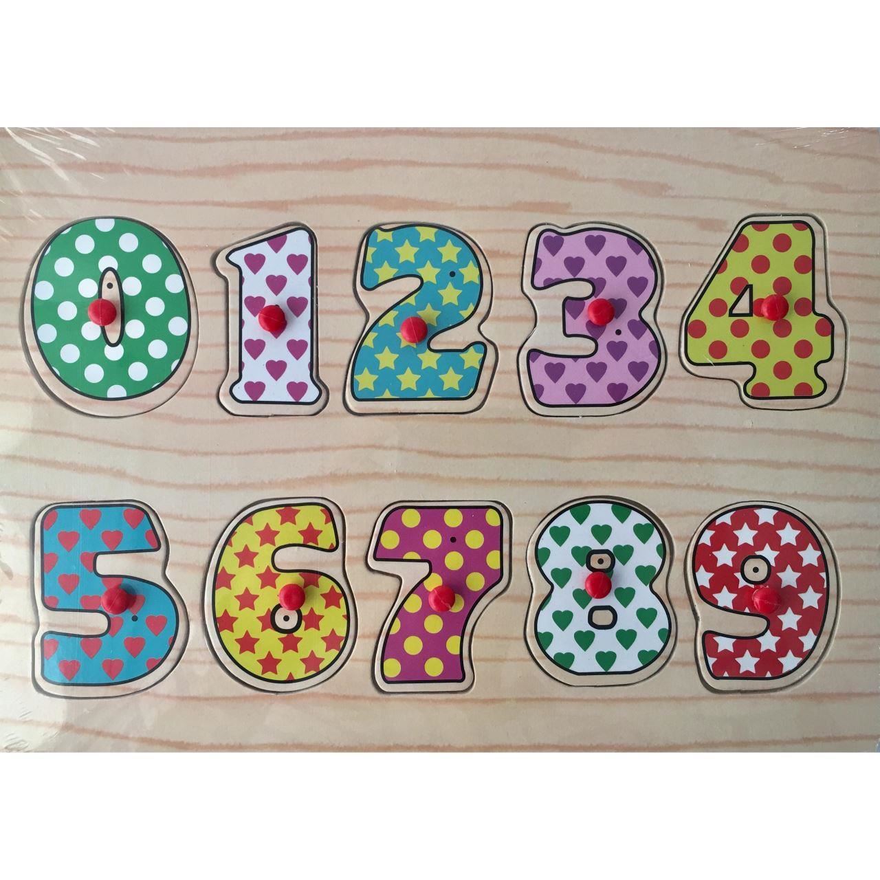 Puzzle incastro - Cifre colorate - eMAG.ro