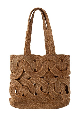 Pieces, Geanta tote de iuta Salira, Maro - eMAG.ro