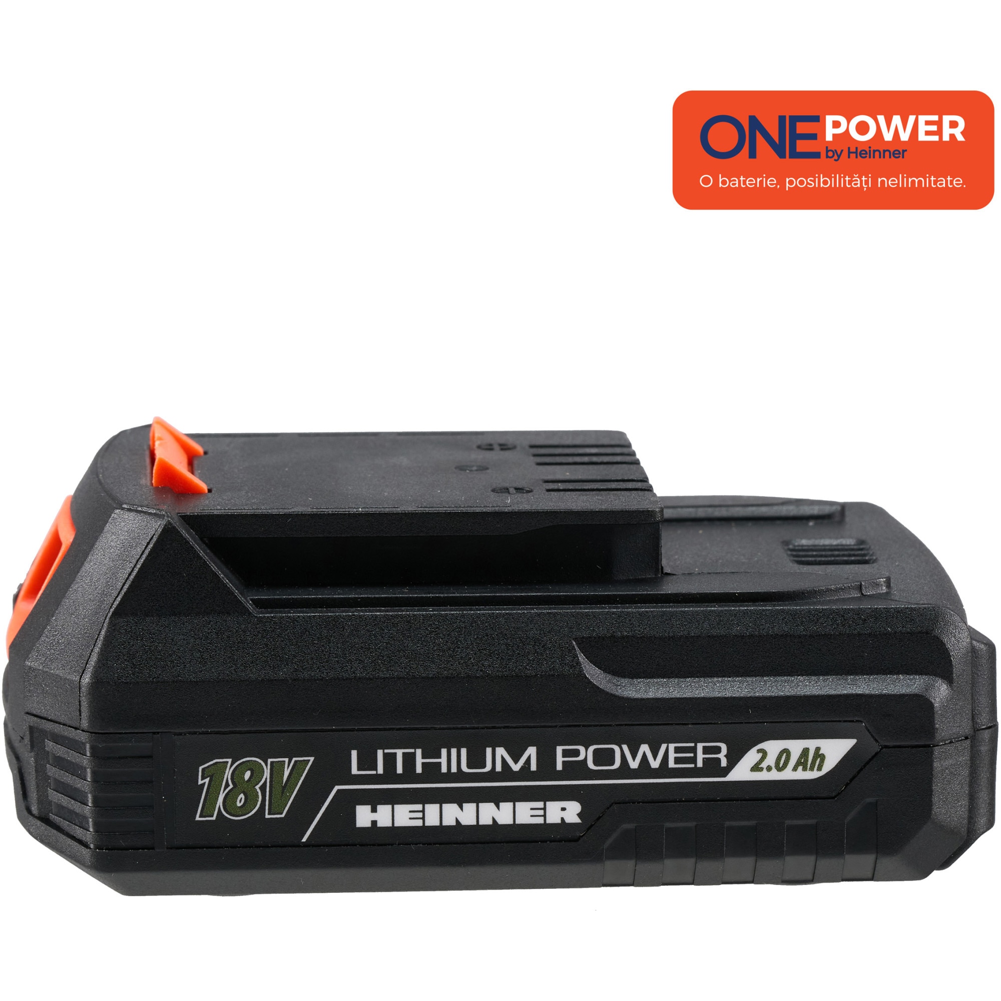 Acumulator Heinner HR-LAC001, 18 V, 2 Ah, tehnologie OnePower - eMAG.ro