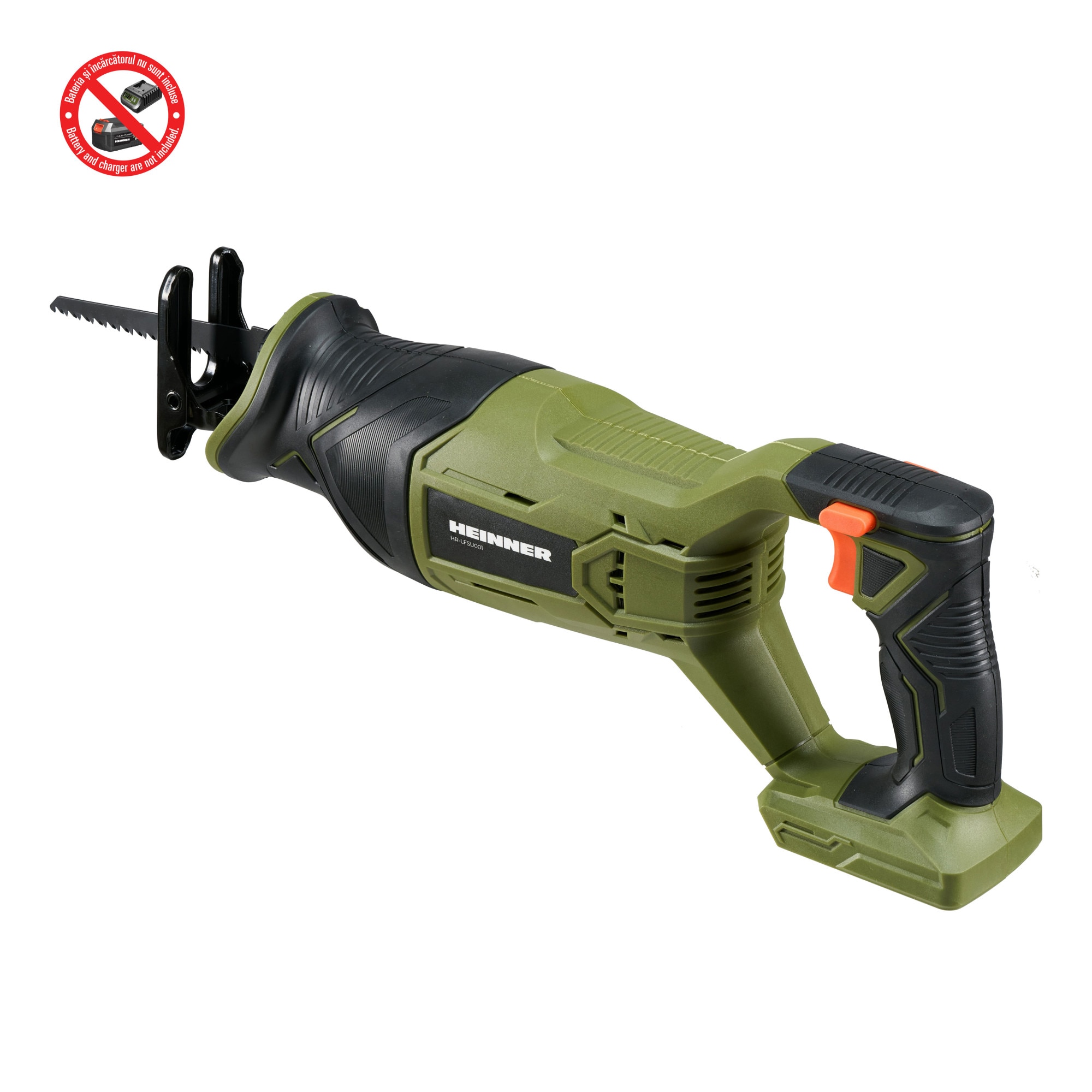 Fierastrau tip sabie pe acumulator Heinner HR-LFSU001, 18 V, 2800 RPM ...