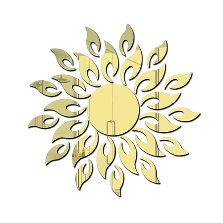 Set 27 Oglinzi Acrilice din PVC, Autoadezive pentru Decorarea Peretilor ...