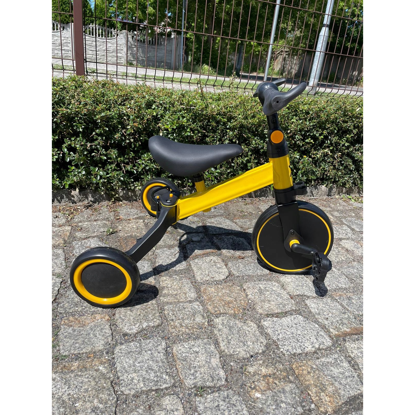 Bicicleta 2 in1, Zola®, cu 3 roti, cadru din aluminiu, manere din ...