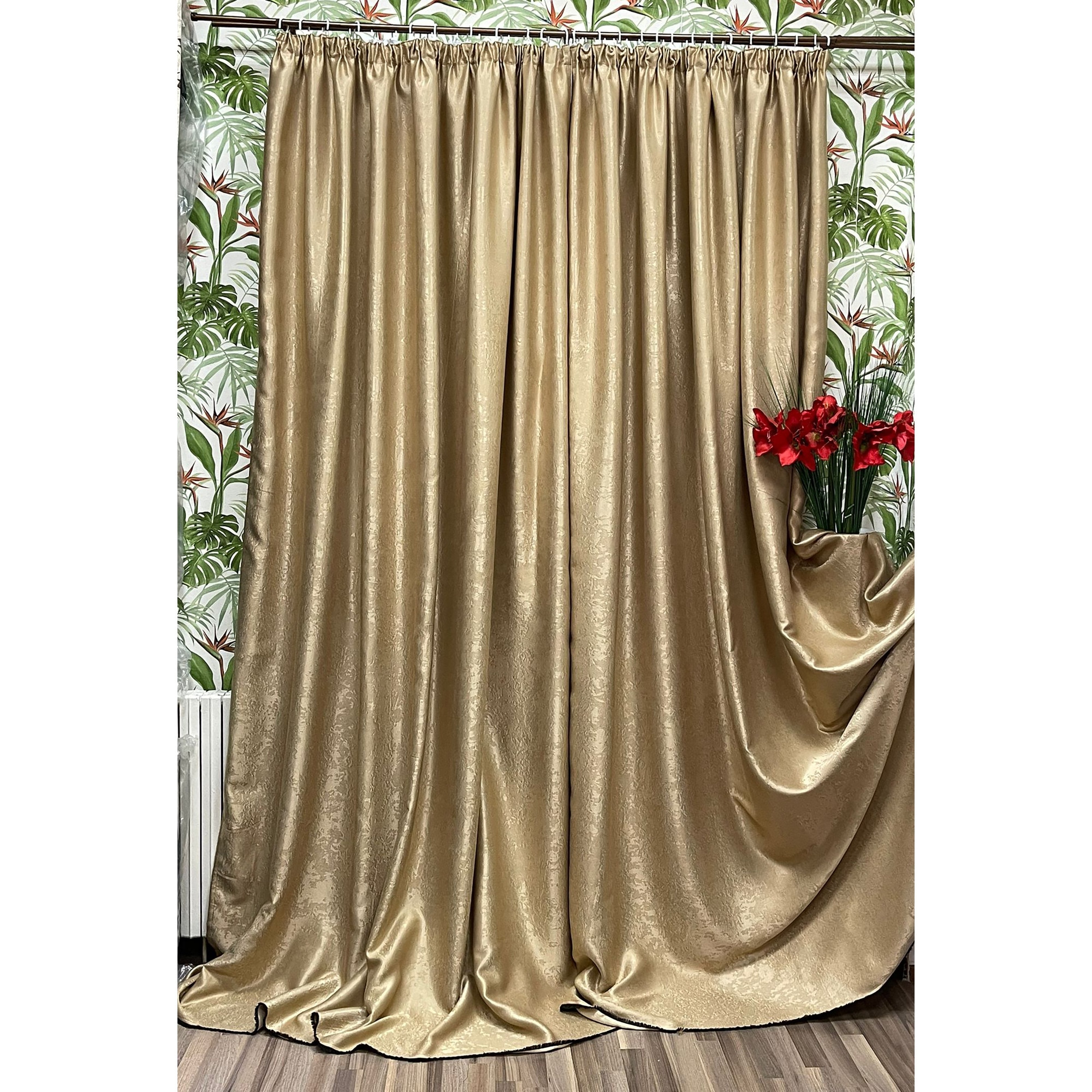 Set draperii capuccino blackout "Monocrom by Liz Line - Light bej ...