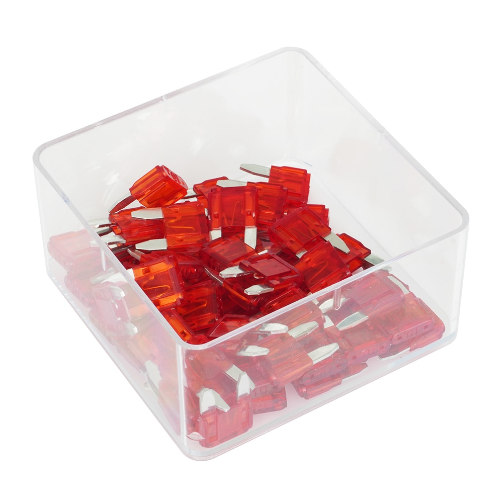 Set de 50 de bucati mini sigurante fuzibile auto Tecnopart 51402, rosii ...