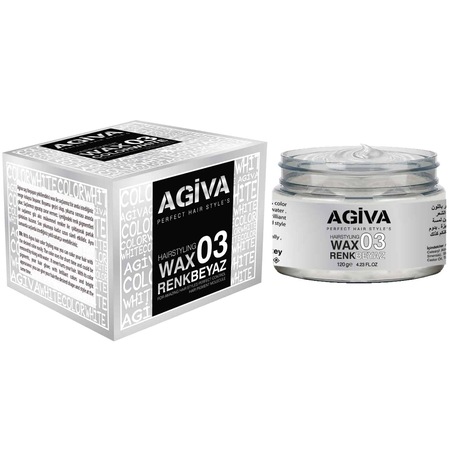 Ceara de par colorata Alb Agiva 120ml - eMAG.ro