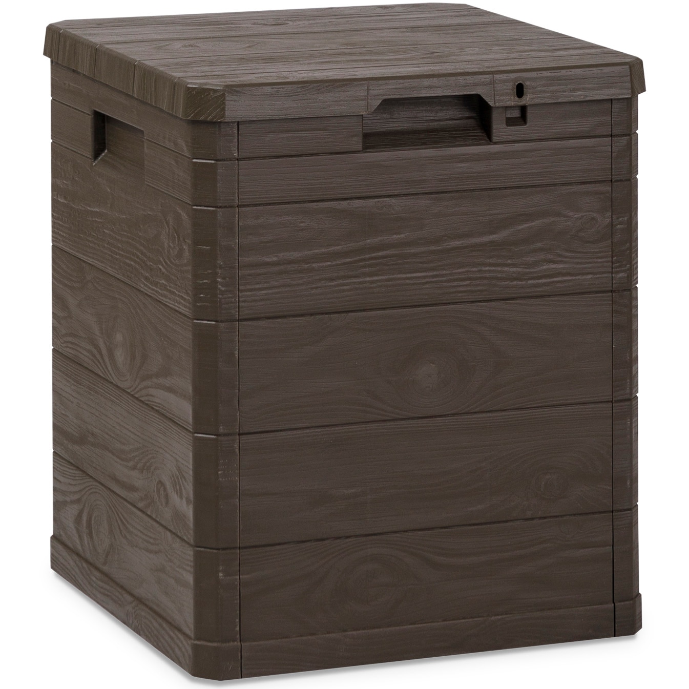 Lada depozitare gradina, Toomax Woody's, 90 litri, maro, 42.5x44x50 cm ...