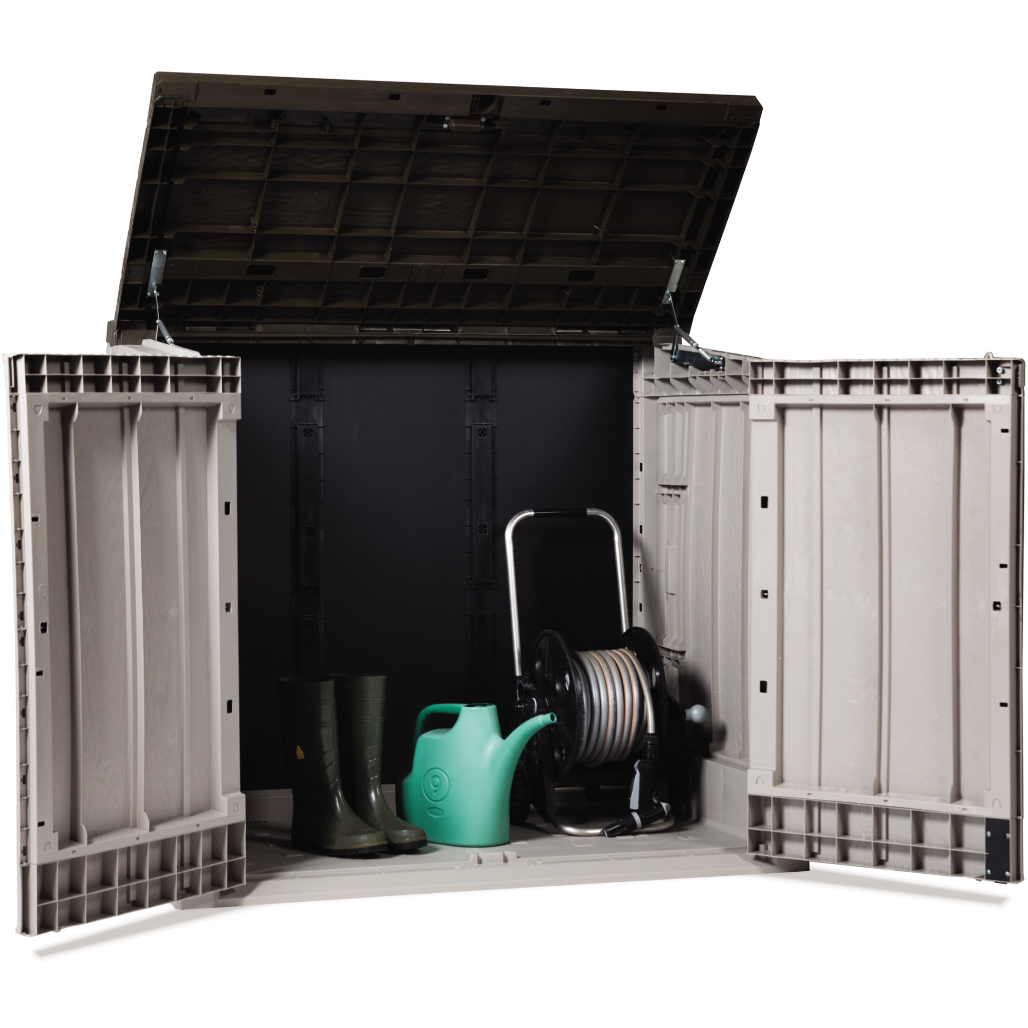 Dulap pentru gradina, Toomax Stora Way Plus XL, 2 usi, 1670 litri, gri ...