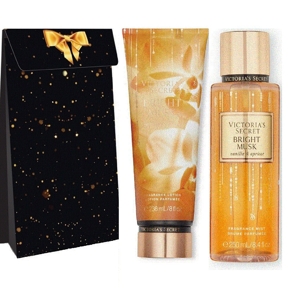 Victoria Secret készlet, Bright Musk testpermet 250 ml és testápoló 236 ...