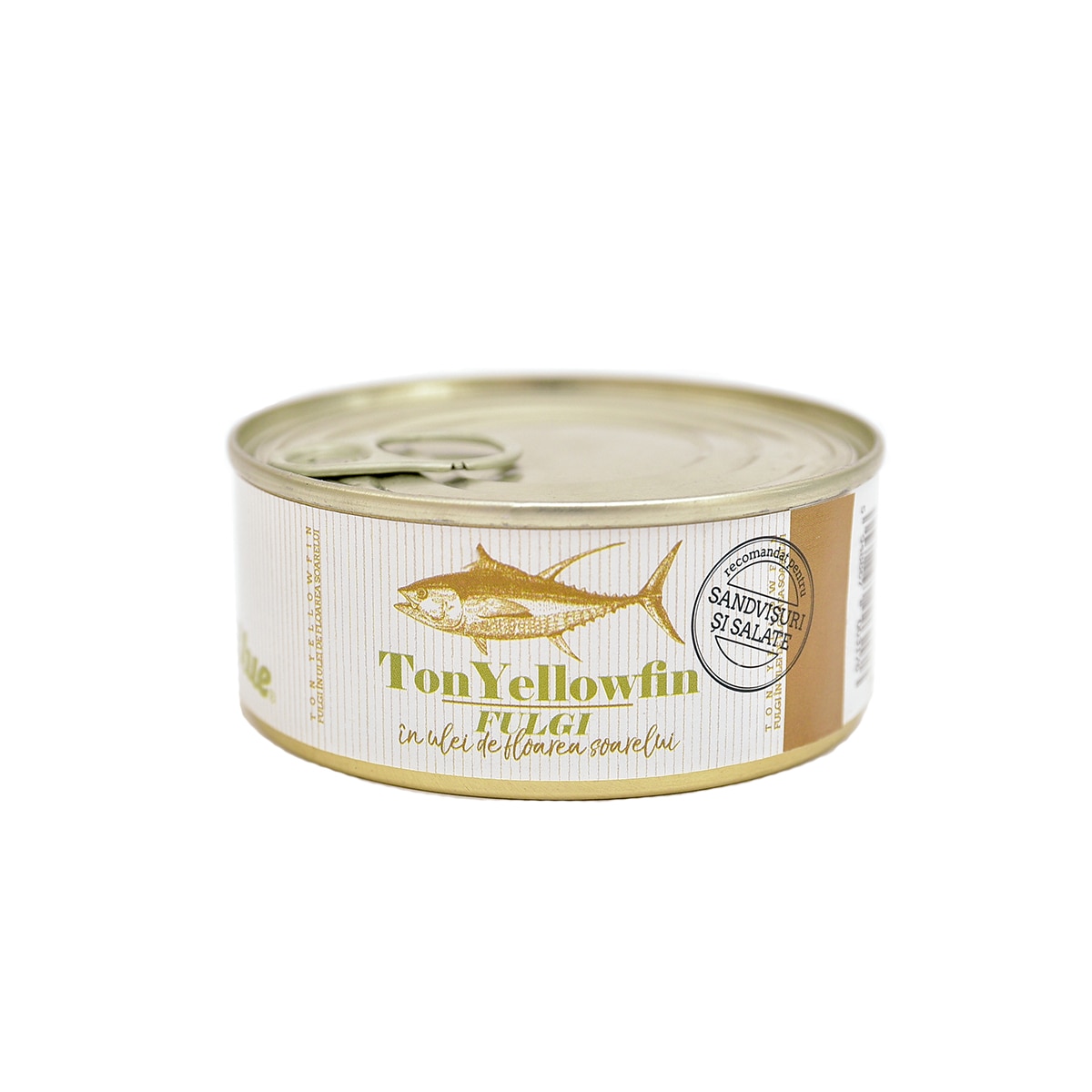 Ton yellowfin fulgi in ulei Marina Blue, 160 g - eMAG.ro