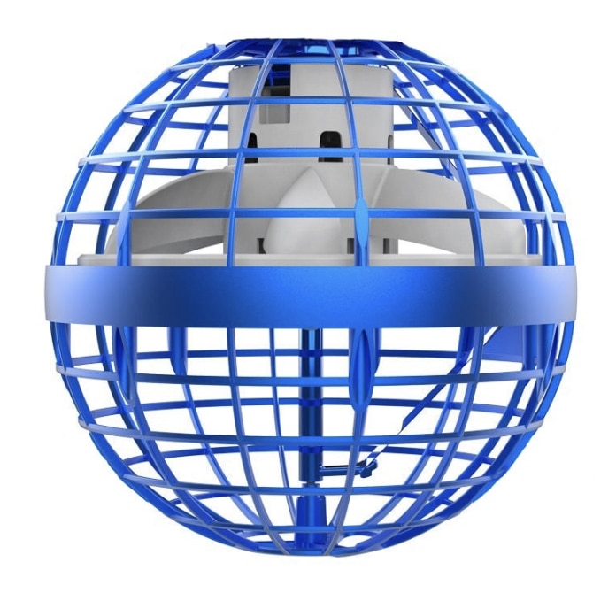 AKU LED Repülő labda, UFO/Drone, USB töltés, kék - eMAG.hu