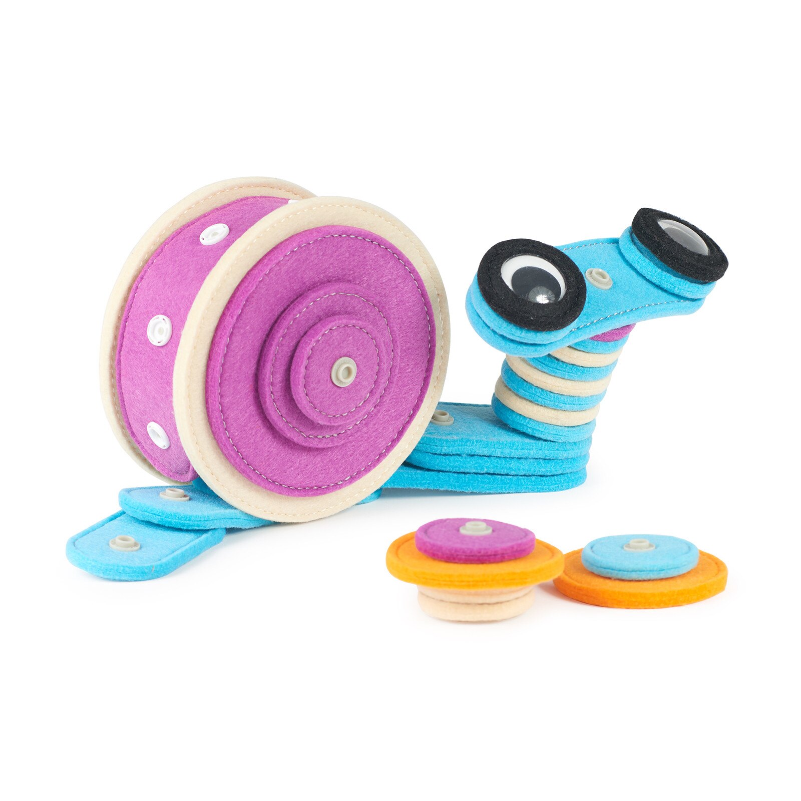 Конструктор охлюв филц KNOP KNOP 39 части - eMAG.bg