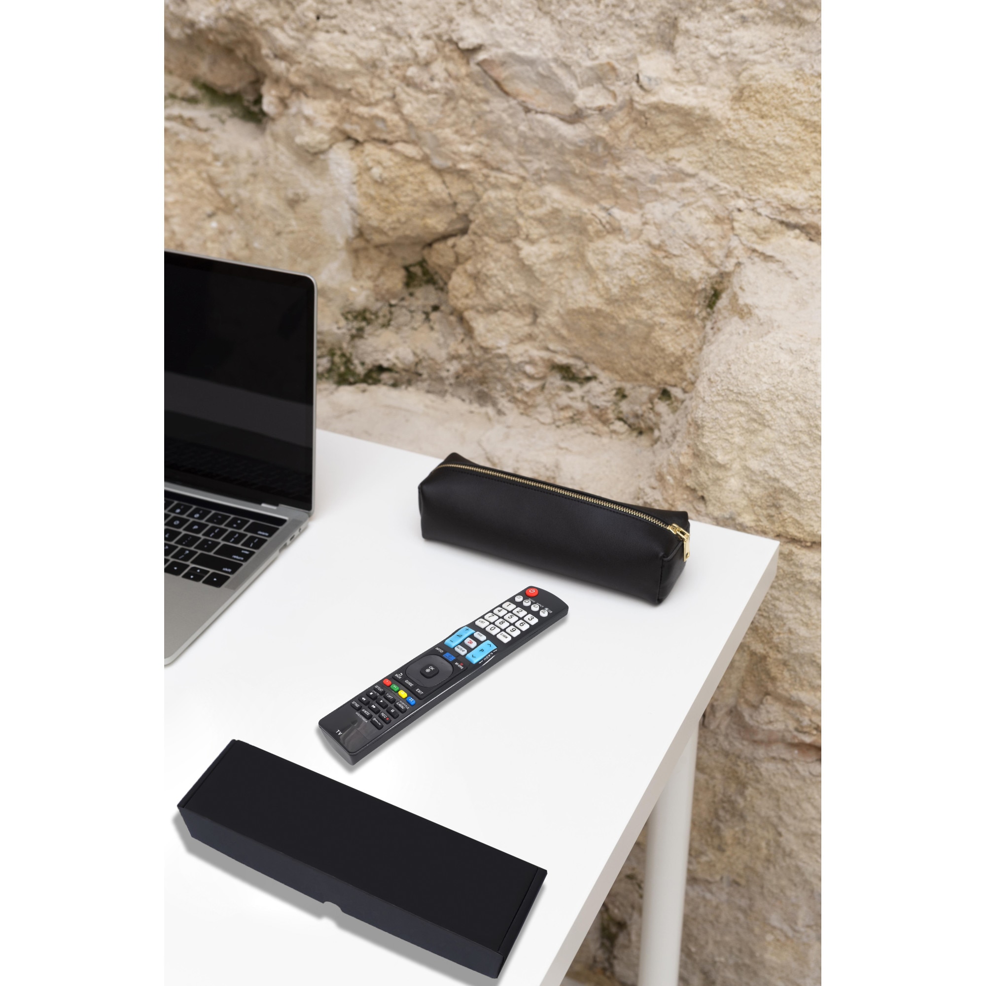 Telecomanda compatibila LCD/LED, LG, AKB73756504, smart, 3D, My apps, neagra, baterii incluse ...