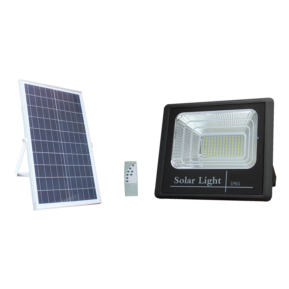 Proiector solar cu LED-uri de 35W, 2500 Lm, 6000K, 6.4V/16.5Ah, cu ...