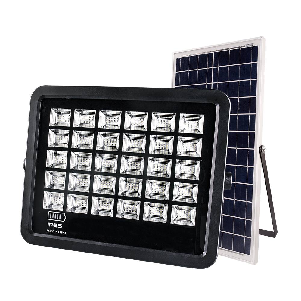 Proiector solar cu LED-uri de 150W, 3200 Lm, 6000K, 6.4V/22Ah, cu panou ...