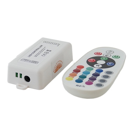 Telecomanda banda LED RGB, Life Light Led, 144 W, 24 butoane, Alb - eMAG.ro