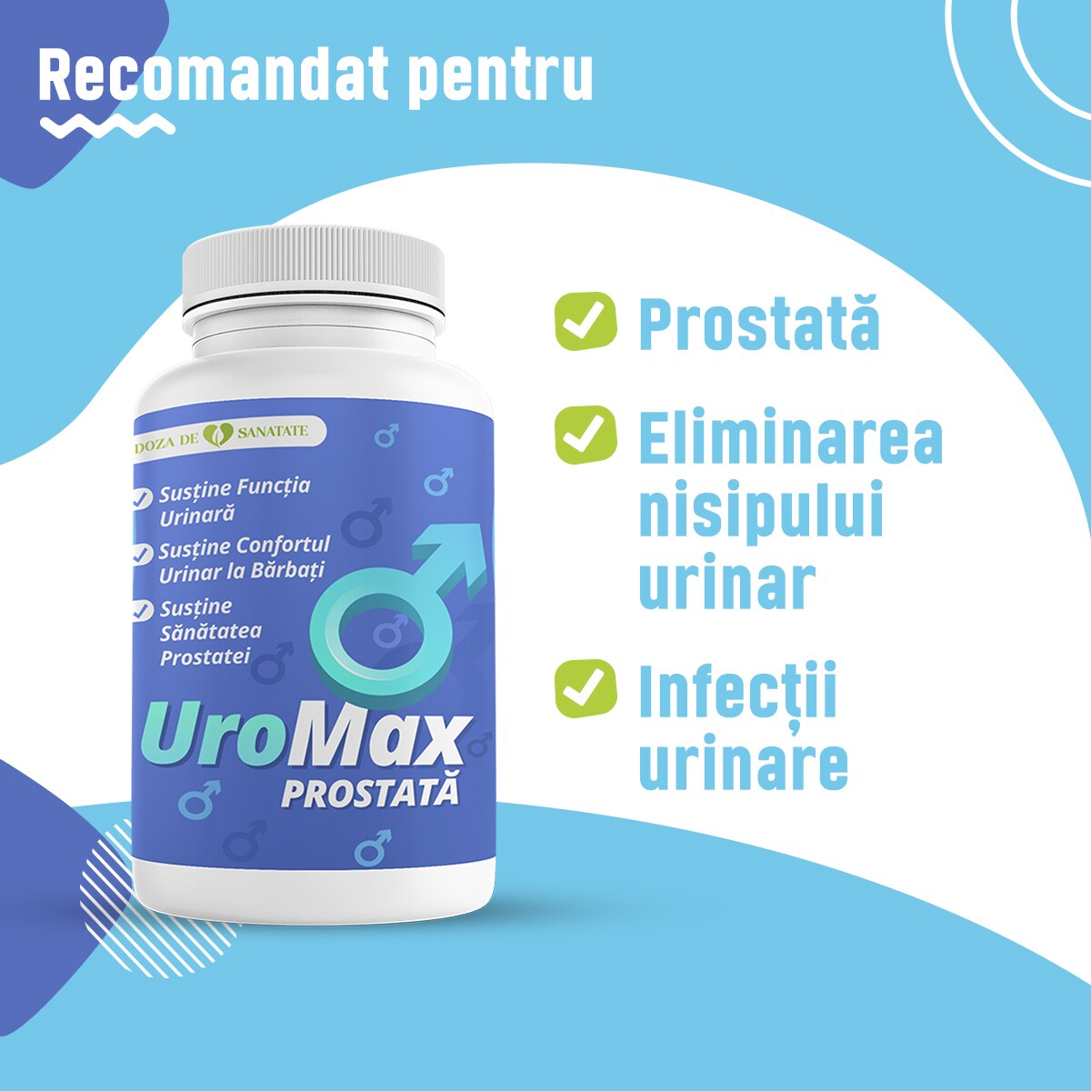 Supliment alimentar prostata Doza de Sanatate UroMax Prostata- 30 ...