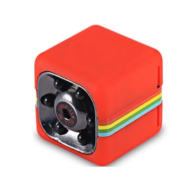 Mini Camera Spion Full HD, WSN MINI DV, cu functie video si foto, Rosu ...