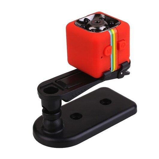 Mini Spy Camera Full HD, WSN MINI DV, videó és fotó funkcióval, piros ...