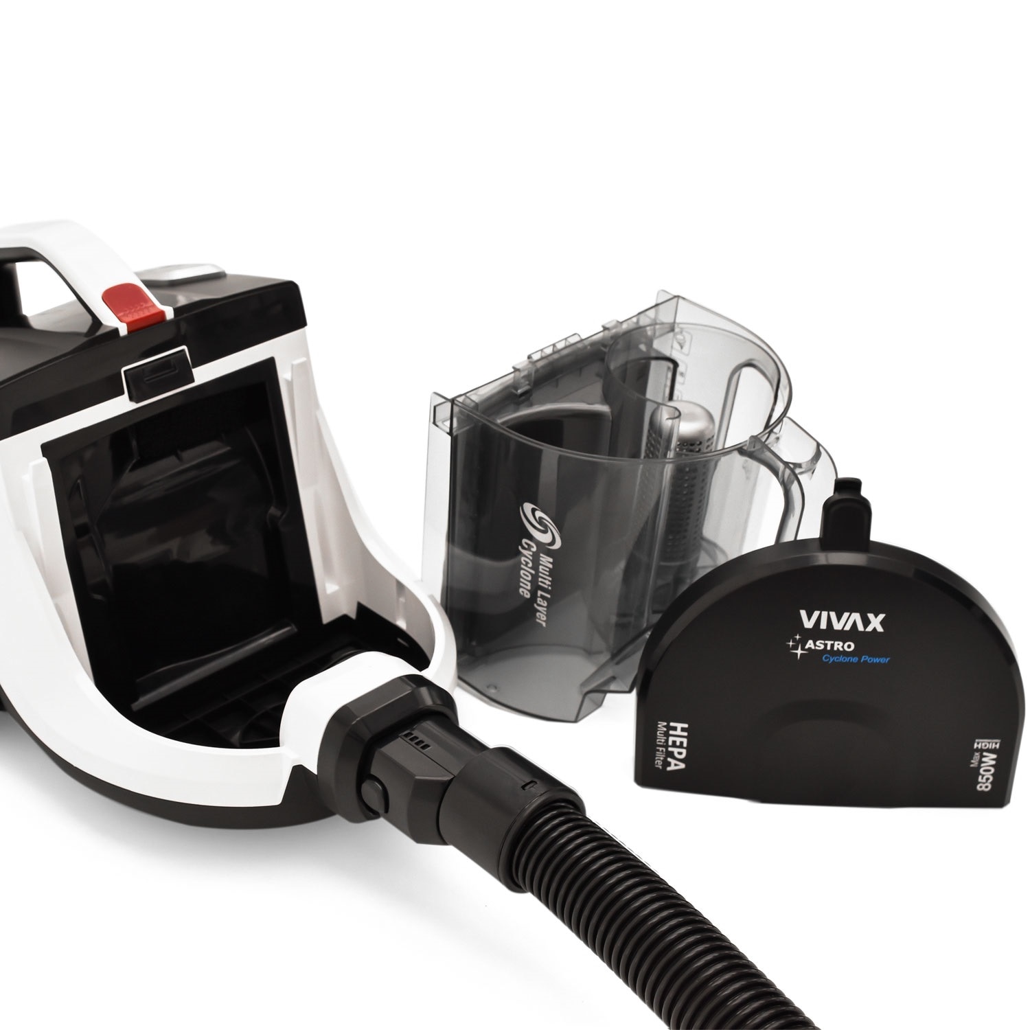 Aspirator VIVAX VCC-850G Astro fara sac, putere 850 W, capacitate de 2 ...