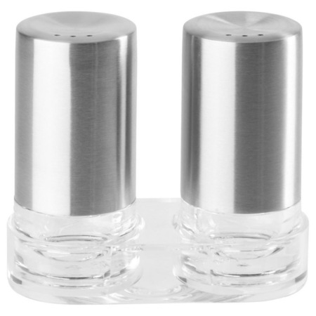 Set de solnita si pipernita din plastic, Argintiu, 2 buc - eMAG.ro