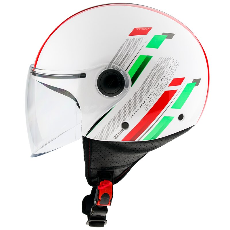 Casca pentru scuter MT street scope gloss, Rosu, M - eMAG.ro