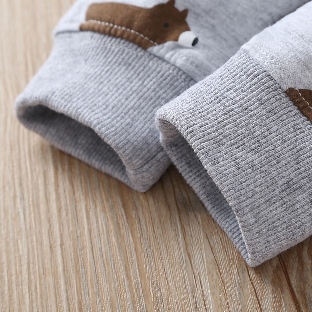 Set 3 piese pentru copii, trening cu ursi, 3-6 luni - eMAG.ro