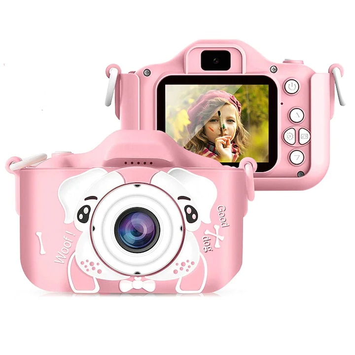 Camera foto digitala pentru copii NYTRO X5 Kids Puppy, 12MP, functie ...