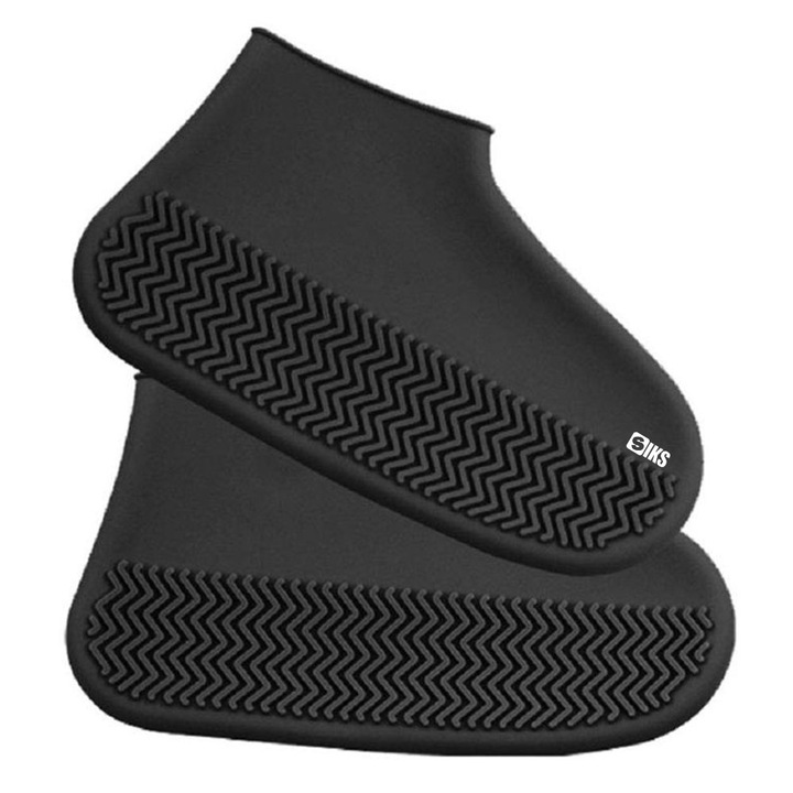 Set 2 x Husa impermeabila SIKS din silicon pentru pantofi, marime S ...