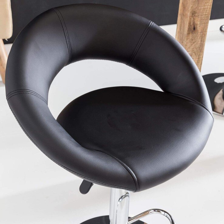 Scaun salon bar, make-up, cosmetica, hidraulic, inaltime reglabila ...