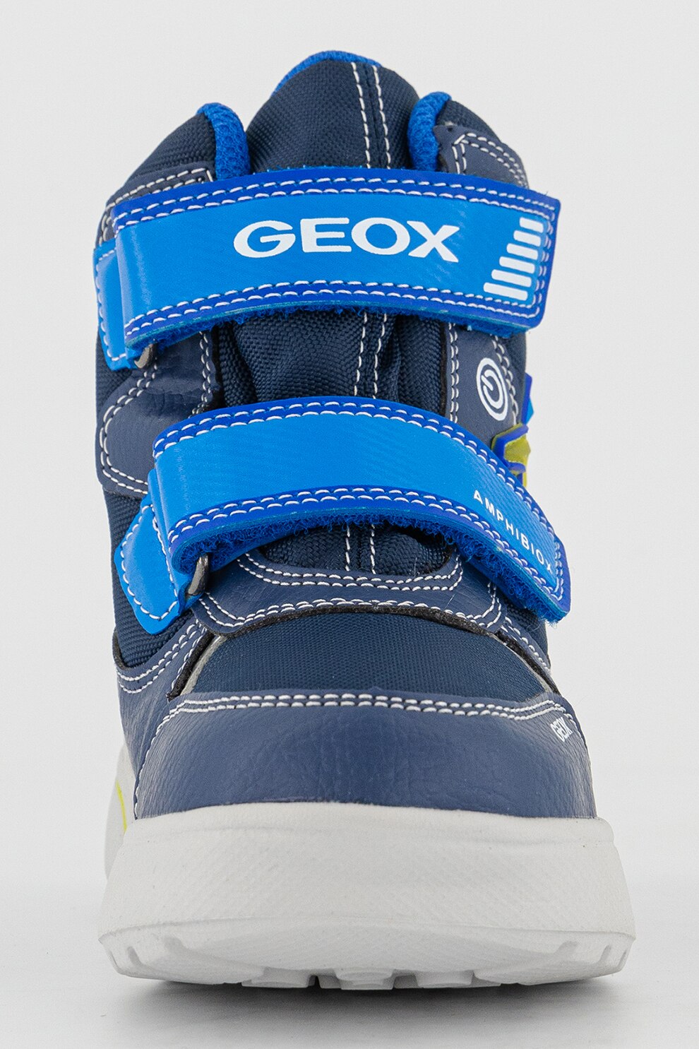 Geox, Ghete cu inchidere velcro si garnituri din plasa, Galben ...