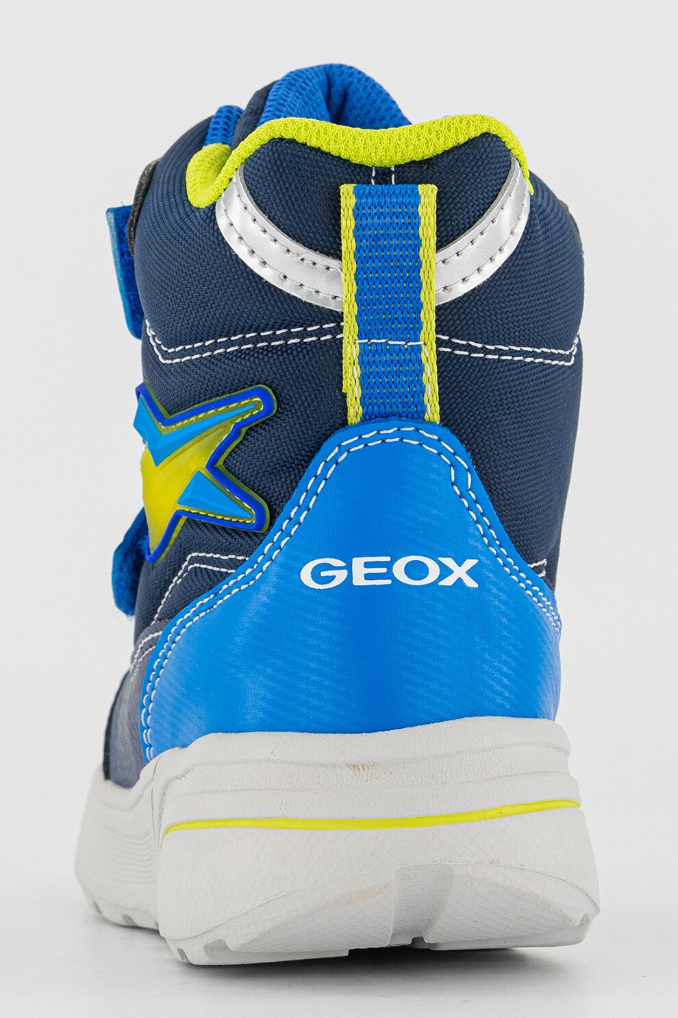 Geox, Ghete cu inchidere velcro si garnituri din plasa, Galben ...