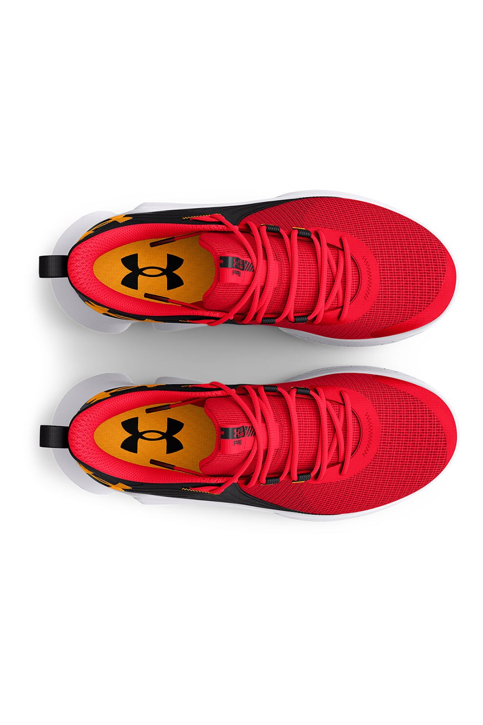 Under Armour, Pantofi low-cut unisex pentru baschet Flow Futr X 2, Rosu, Negru, 11 - eMAG.ro