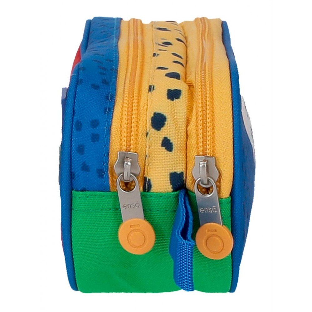 Penar scoala copii, 2 compartimente, Enso Jungle Club 23x9x7 cm - eMAG.ro