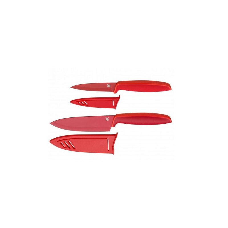Set 2 cutite universale, WMF, Otel/Plastic, Rosu - eMAG.ro