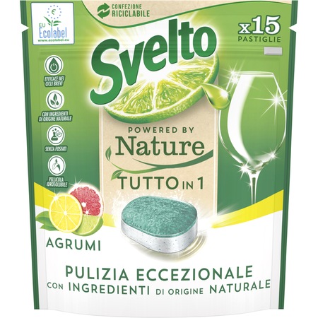 Svelto Citrus mosogatógép kapszula mosogatószer készlet, 15 db - eMAG.hu