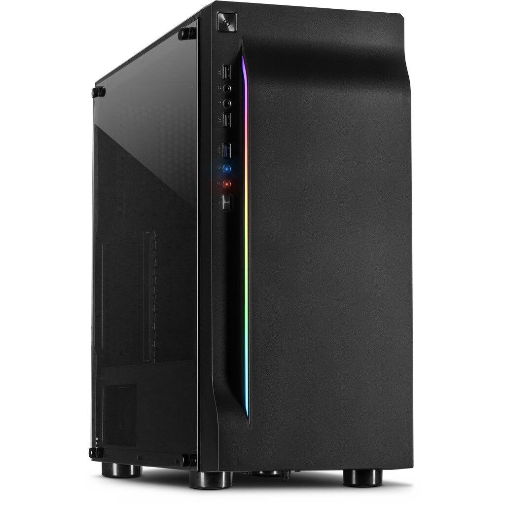 Carcasa PC, Inter-Tech, Negru - eMAG.ro