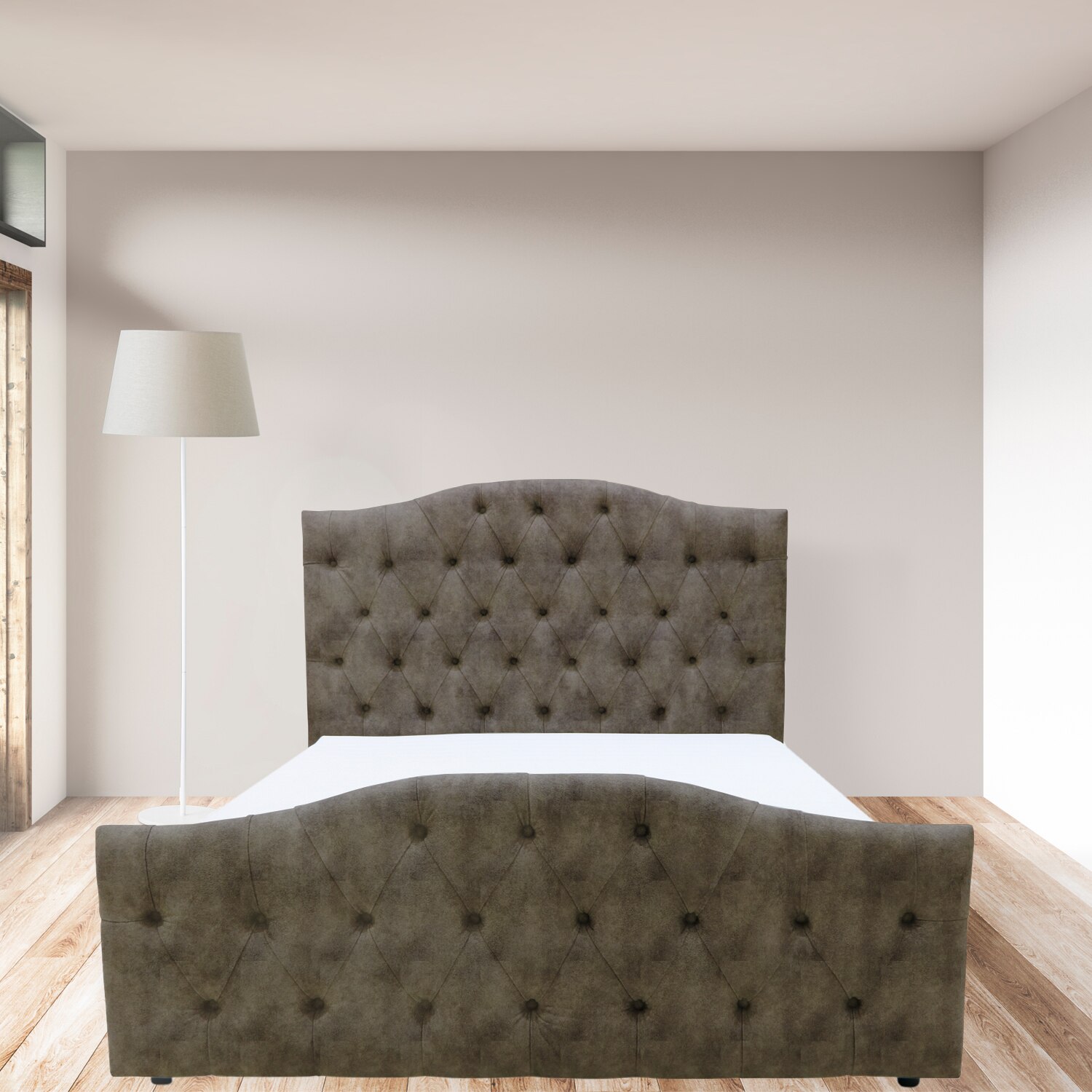 Pat Tapitat Rabatabil cu Lada Depozitare, 200x200 cm, Cesare Promo ...