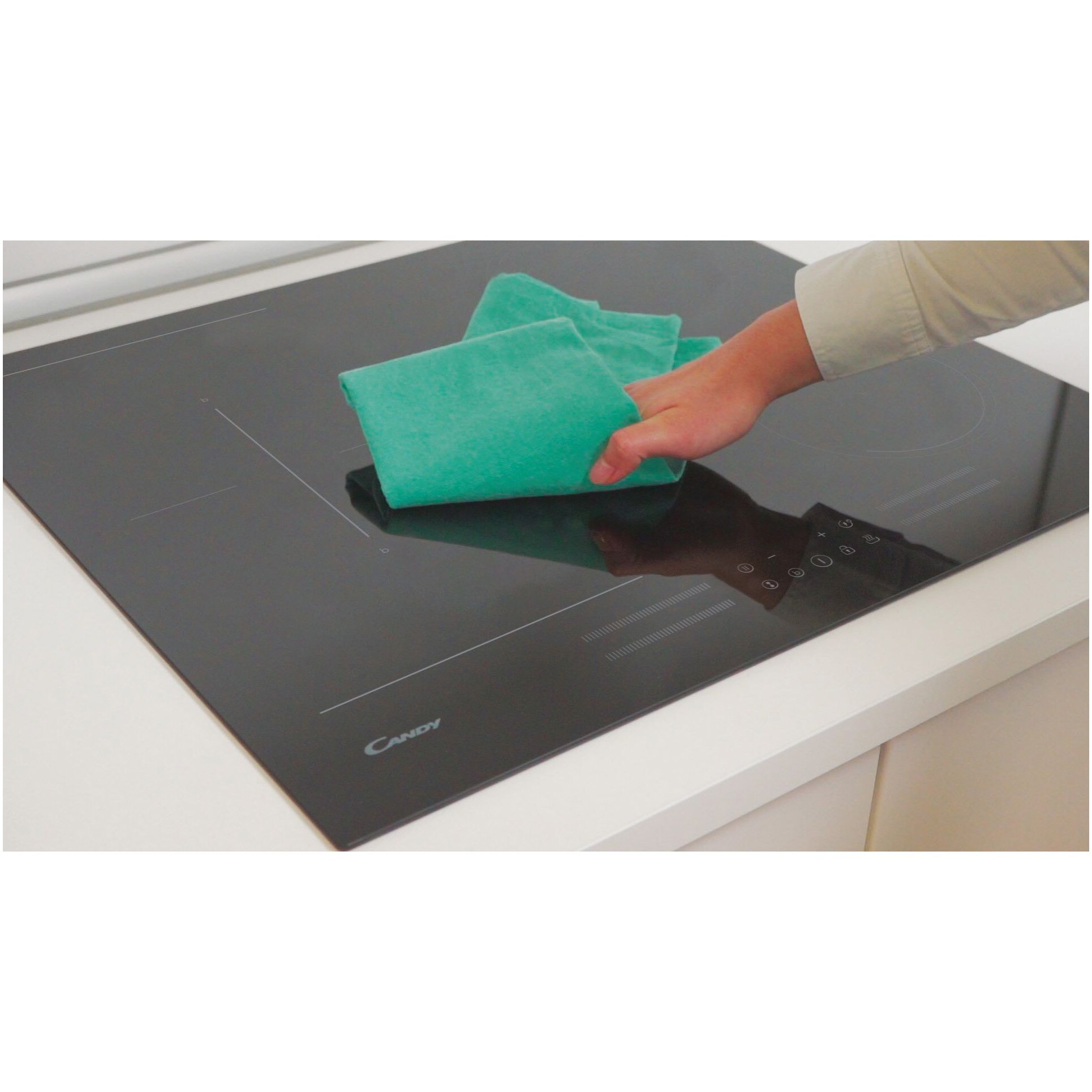 Candy CTP644MCBB indukciós főzőlap, 7200W, 4 főzőzóna, fekete - eMAG.hu