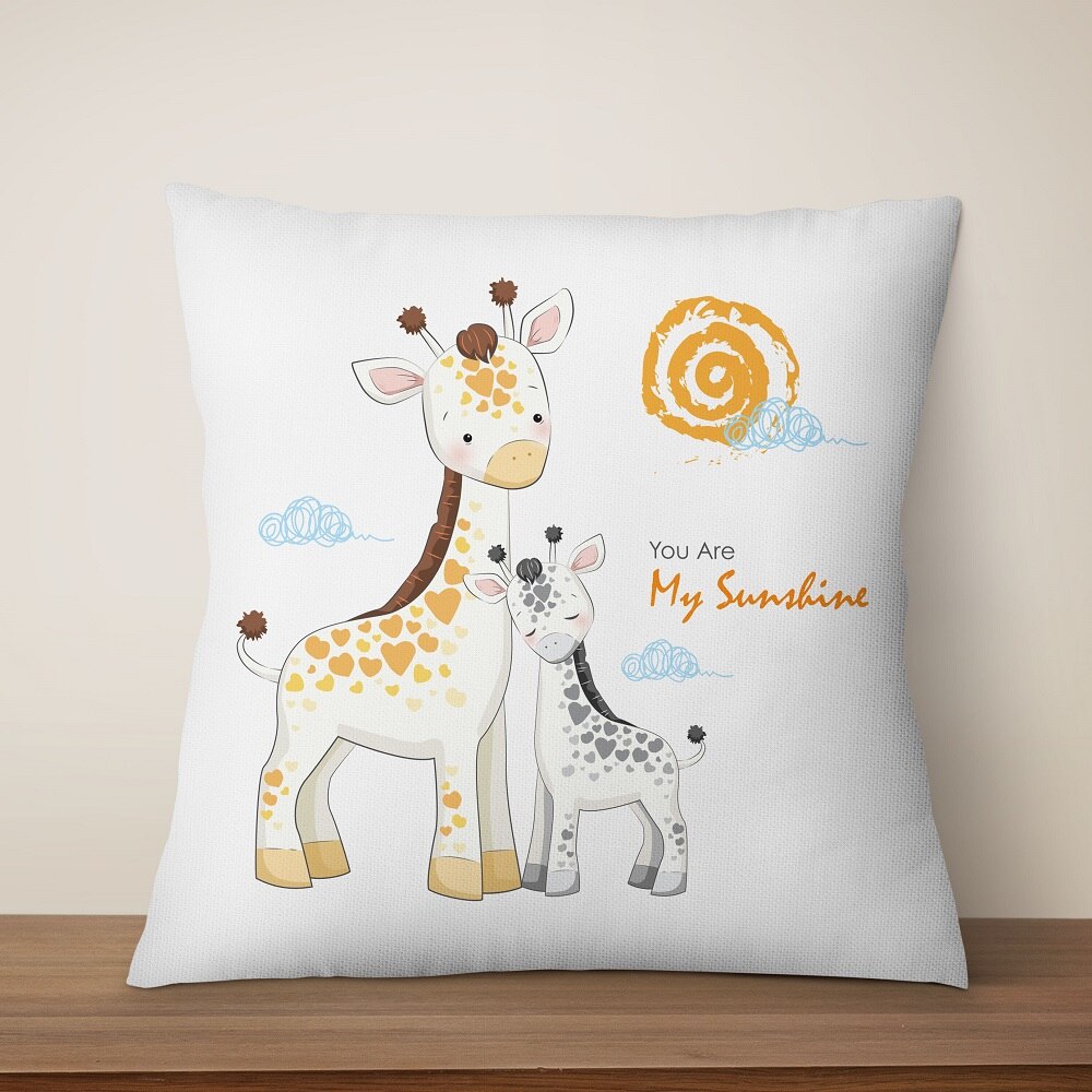 Perna decorativa pentru copii, "You Are My Sunshine", 40x40 cm - eMAG.ro