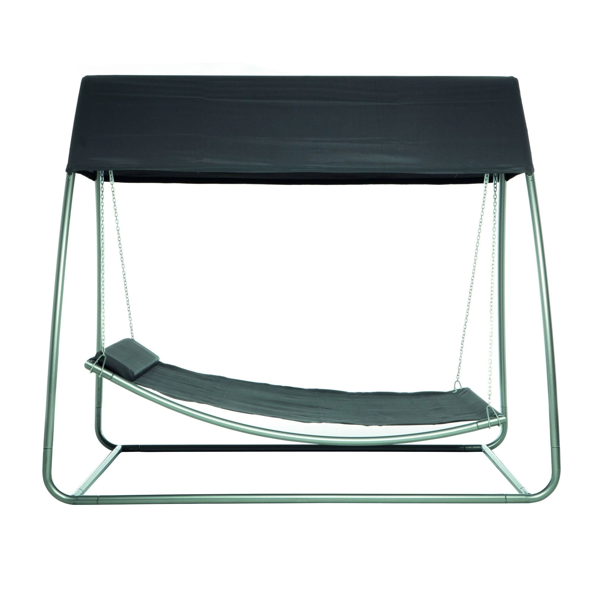 Легла люлка за двора или градината с покрив и комарник 236х137х204см ...