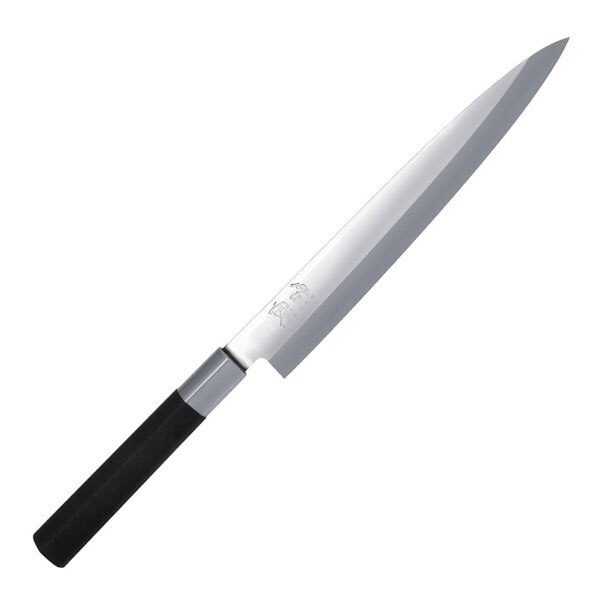 Cutit Yanagiba Wasabi, KAI, 240mm, Otel, Negru - eMAG.ro