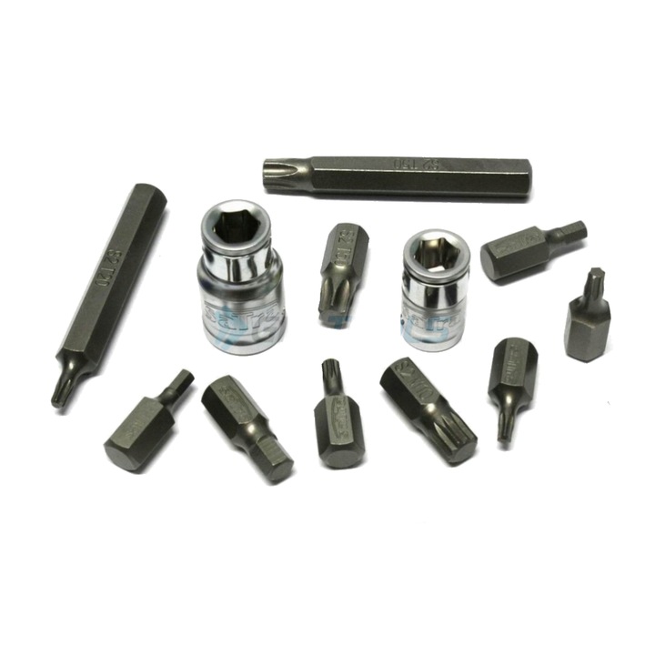 Trusa biti bituri imbusuri canelate torx 40 piese Satra - eMAG.ro