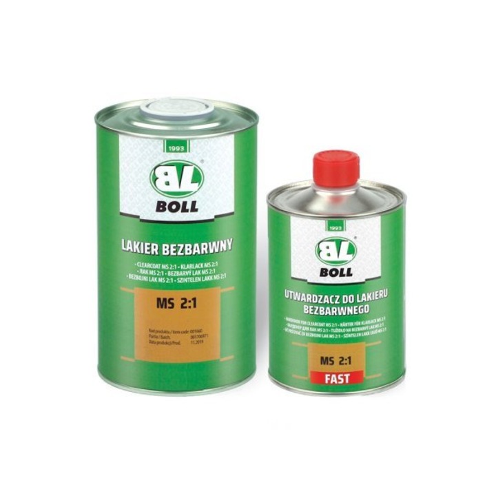 MS BOLL 2:1 1L + 0,5L gyorskeményítő csomag lakk+keményítő - eMAG.hu