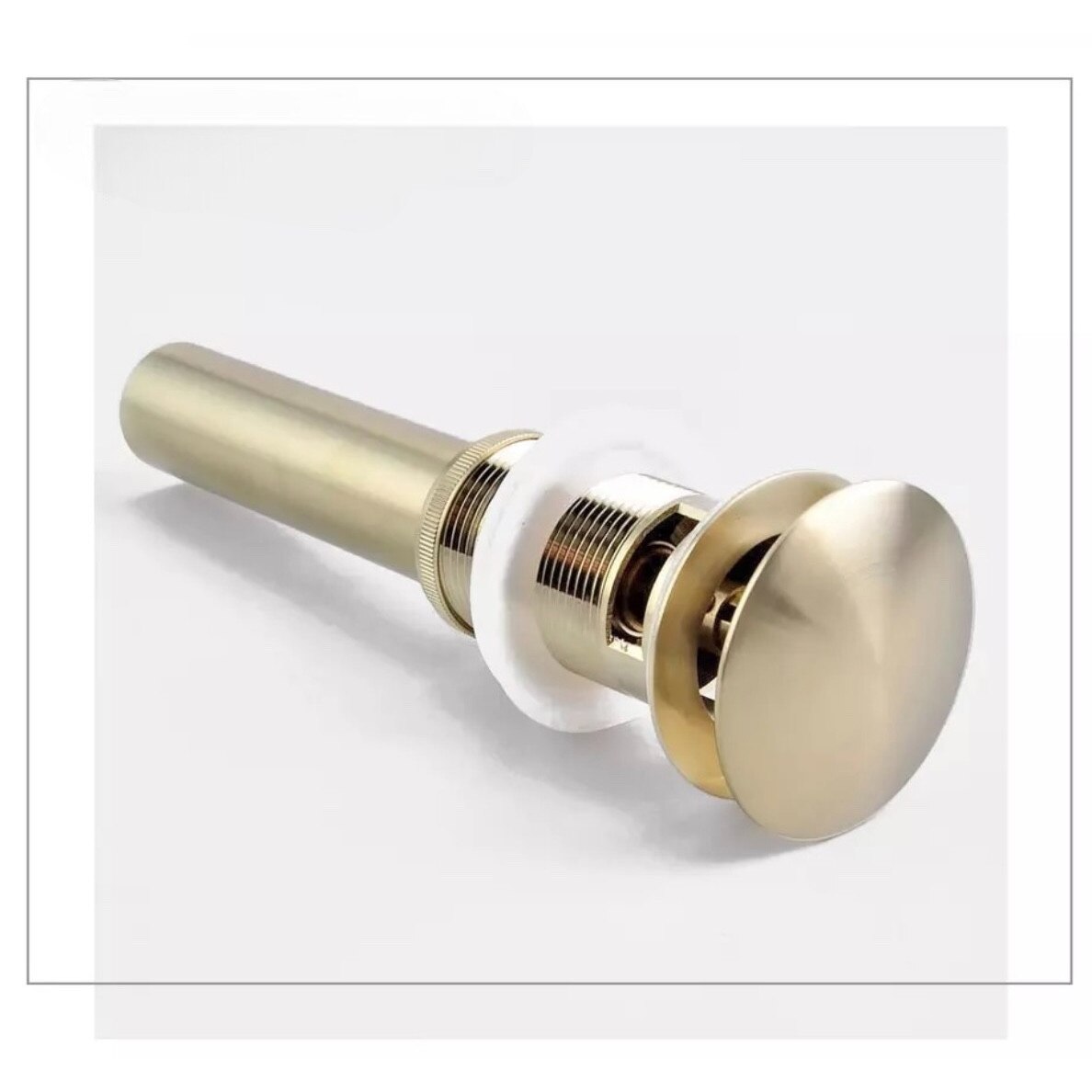 Ventil lavoar cu preaplin, culoare auriu lucios, Top Ceramic 82069G ...