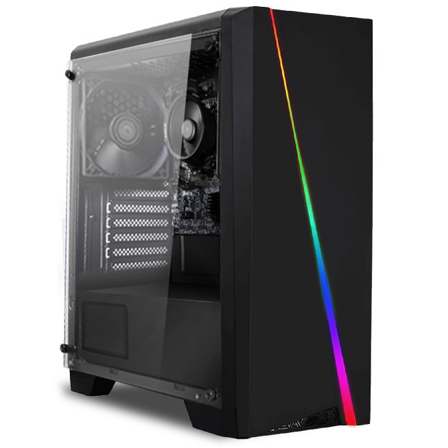 Sistem PC gaming VI-27, Vibox, Procesor AMD Athlon PRO 300GE, Grafica ...