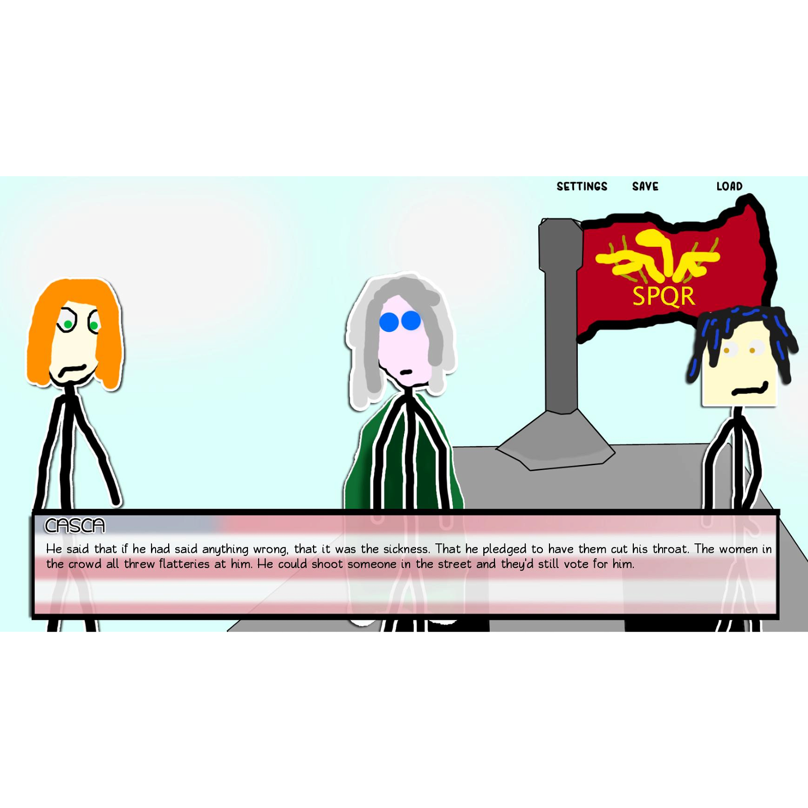 Paper Shakespeare: Stick Julius Caesar (with a dagger) (PC - Steam ...