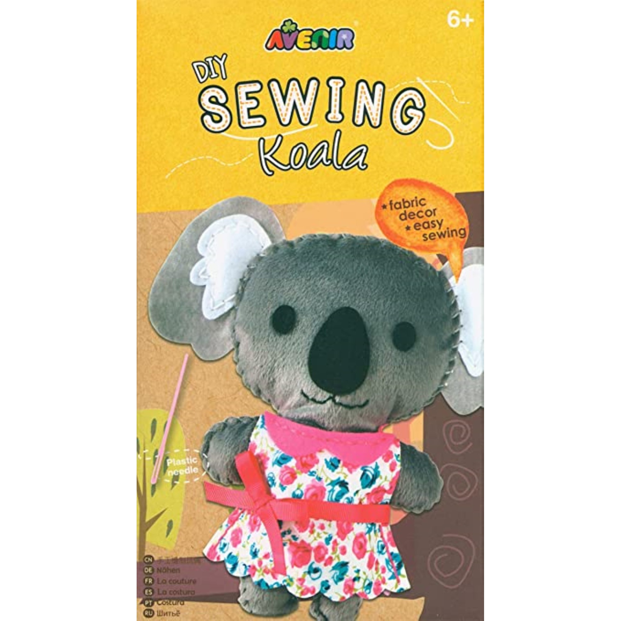 Jucarie de plus Sam Koala, Avenir, DIY, 6 ani+, Multicolor - eMAG.ro