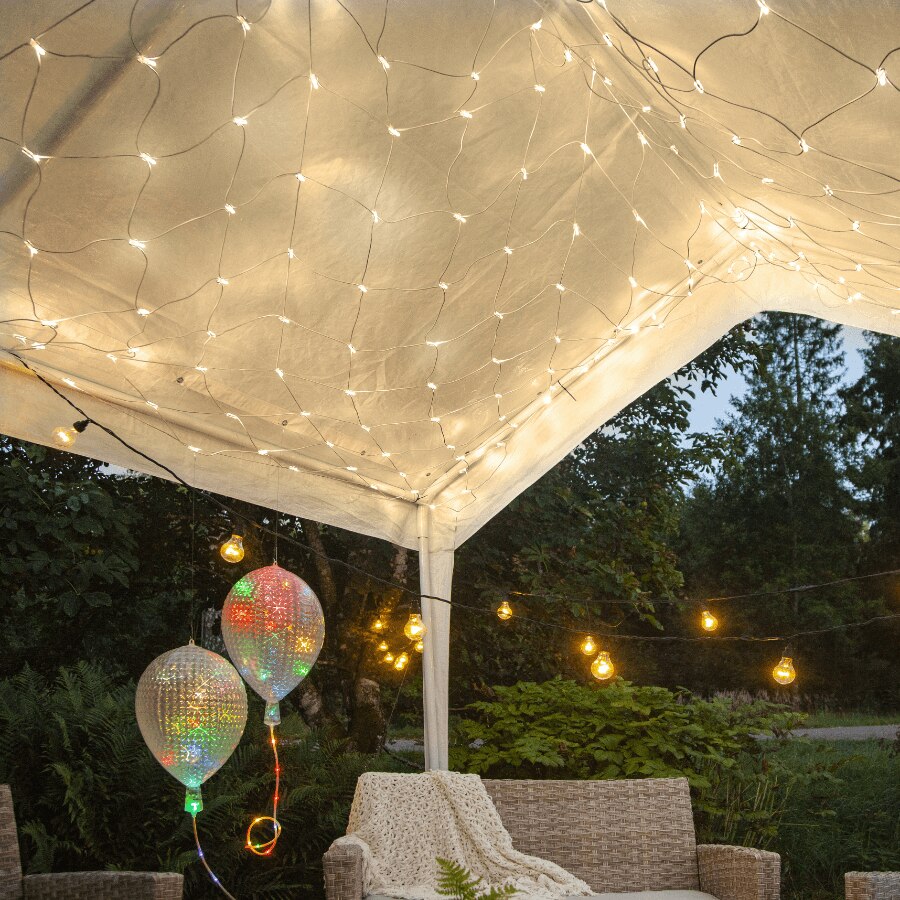 Plasa LED Star Trading, 300 x 300 cm, 192 LED-uri, Alb cald - eMAG.ro